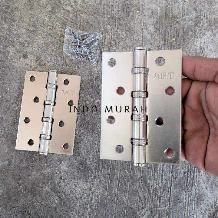Engsel pintu Tebal / Engsel Jendela 4 inch tebal 3'' GRT | Lazada Indonesia