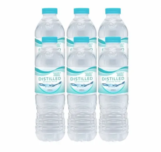 Natures Spring Distilled 500ml - Pack of 6 | Lazada PH
