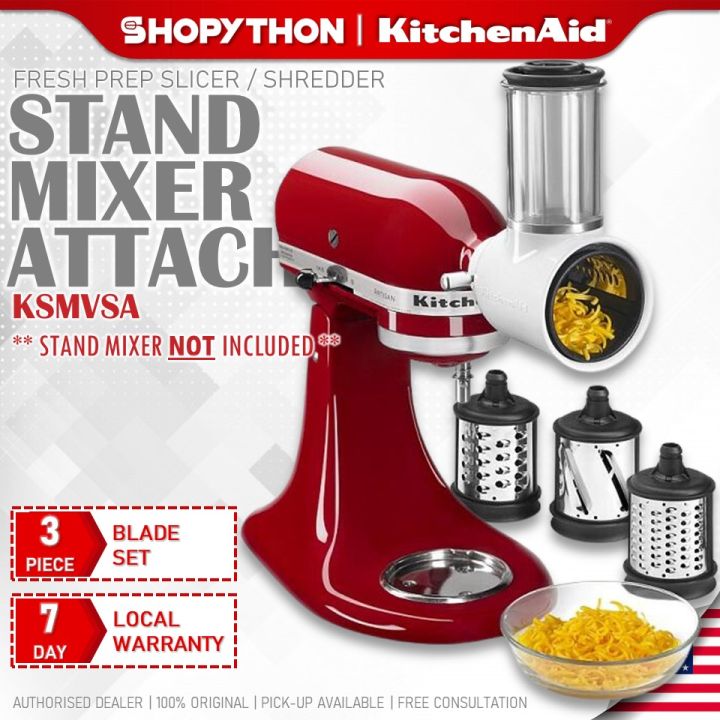 KITCHENAID Fresh Prep Slicer/Shredder Attachment KSMVSA Cucumber Carrot ...