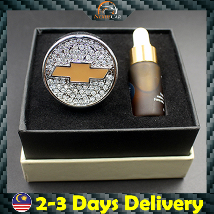 NexusConcept Chevrolet Car Logo Diamond Air Freshener Perfume | Lazada