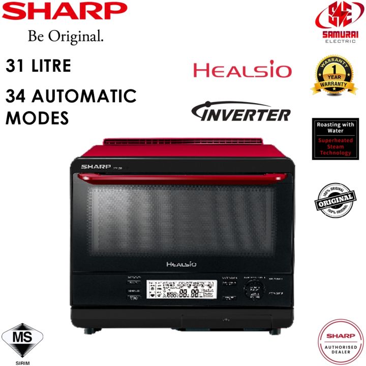 Sharp Healsio Superheated Steam Oven 31 Litre AX1700VMR Ready Stock | Lazada