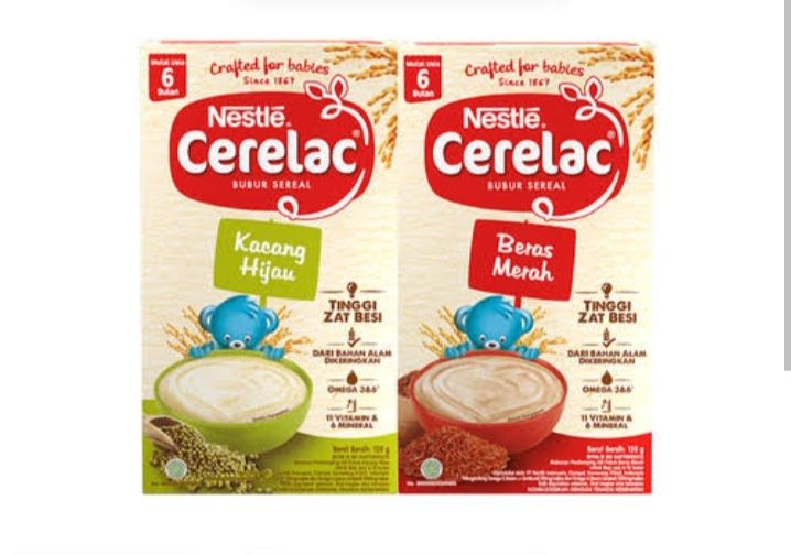 Nestle Cerelac Kemasan Box (120GR) / Cerelac Beras Merah / Cerelac ...