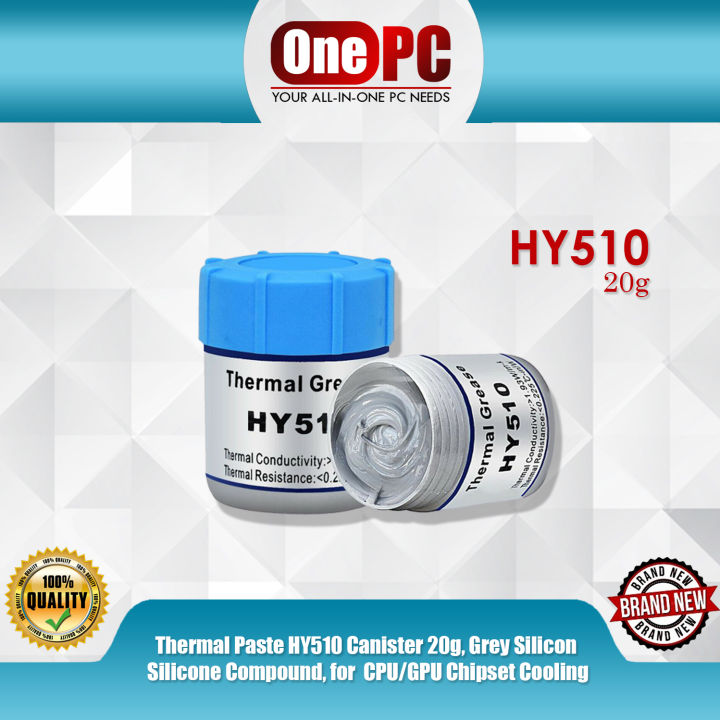 Thermal Paste HY510 Canister 20g, Grey Silicon Silicone Compound, for ...