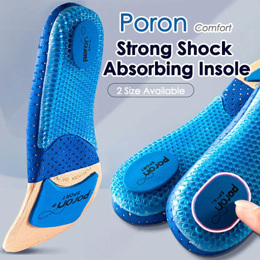 🇸🇬 PORON® EXTRA SUPPORT Insoles / Superior Shock Absorption and ...