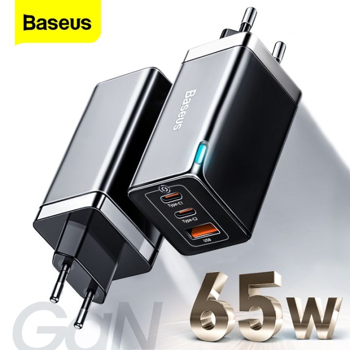 Baseus GaN 65W USB C Sạc Nhanh Quick Charge 4.0 3.0 QC4.0 QC PD3.0 PD USB-C Loại C Sạc Nhanh USB ...