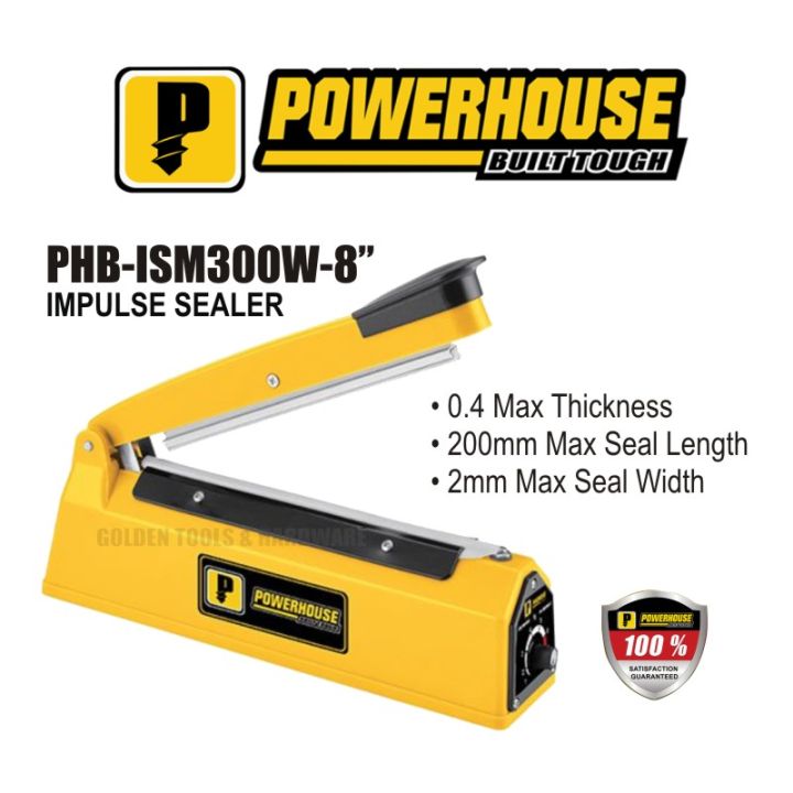 Powerhouse PHB-ISM300W-8 Impulse Sealer Machine 8 inches | Lazada PH