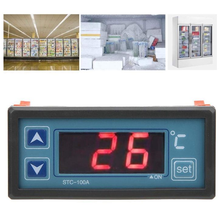 (JTAS) 2X STC-100A Temperature Controller Cool Heat Refrigerator ...