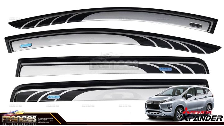 XPANDER 2019-2025 OEM THAILAND DOOR VISOR / WINDOW VISOR 2 TONE Net ...