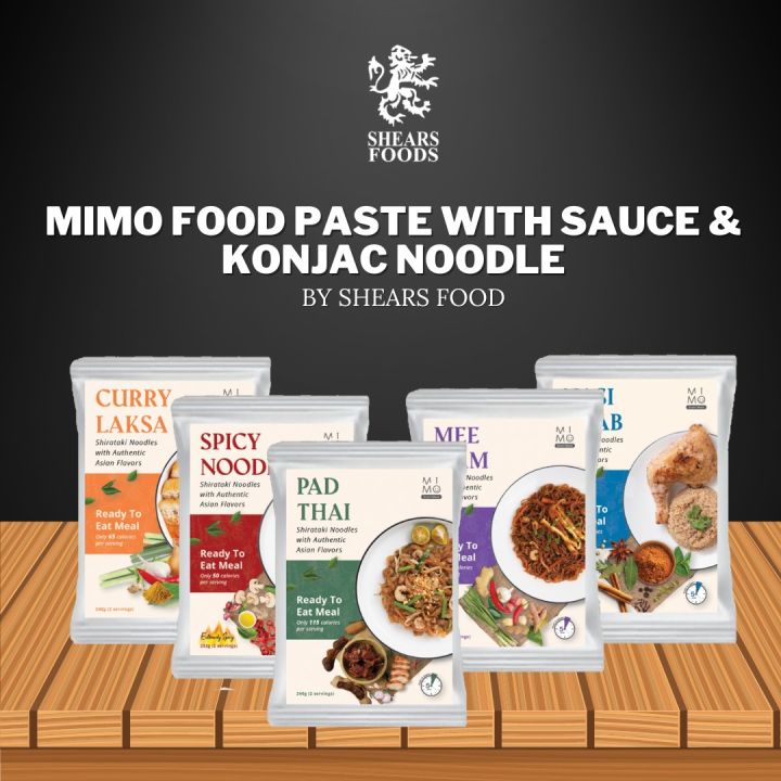 Mimo Konjac Noodle/Rice with Food Paste(Sauce) Ideal Ready Meals for Keto in Noodles/Rice by ...