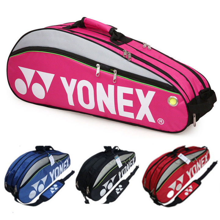 Yon-ex Badminton tennis backpack and Badminton Beg Double Zip Beg ...