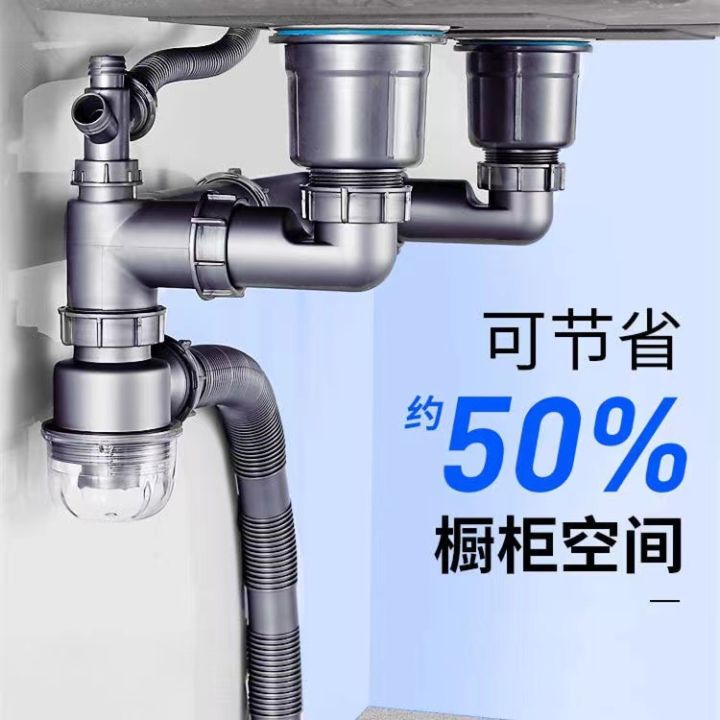 Sink sink set kitchen vegetable wash basin drain pipe fittings drain ...