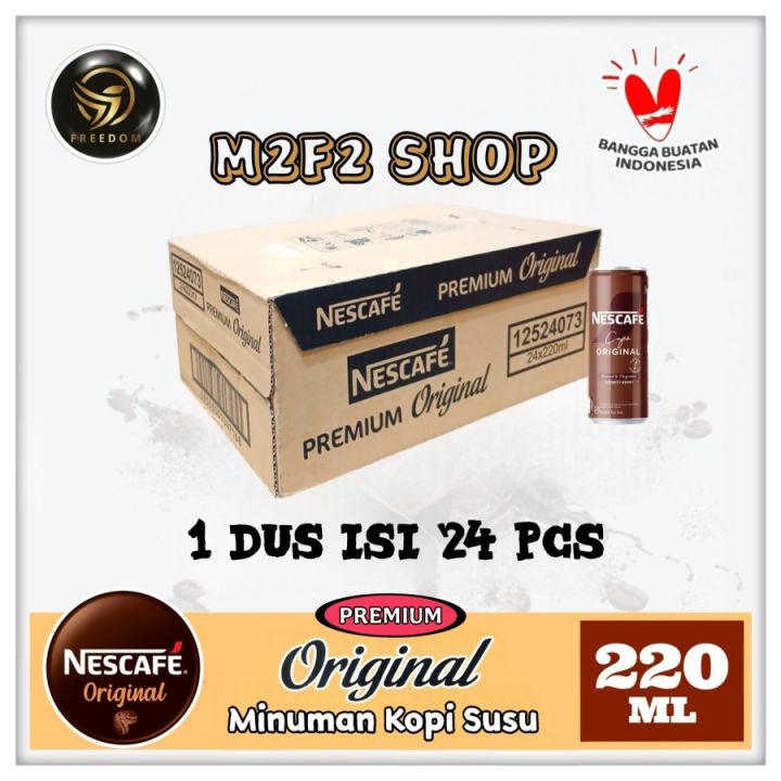 Nescafe Coffee Premium Original Can | Kopi Kaleng - 220 ml (Kemasan ...