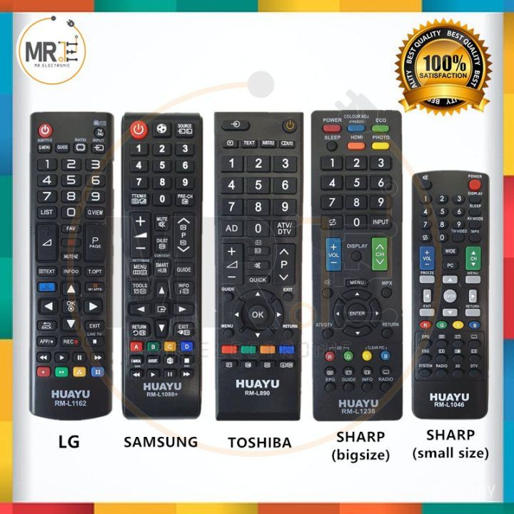 TV universal remote control sharp | Lazada PH