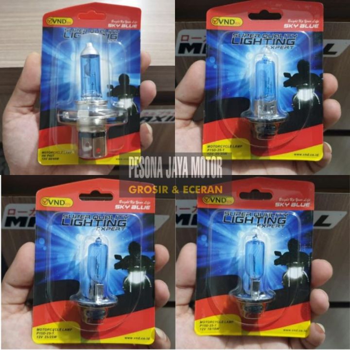 Bohlam Lampu Depan Halogen VND Original Vixion,Byson,Cb 150,Versa,Vario ...