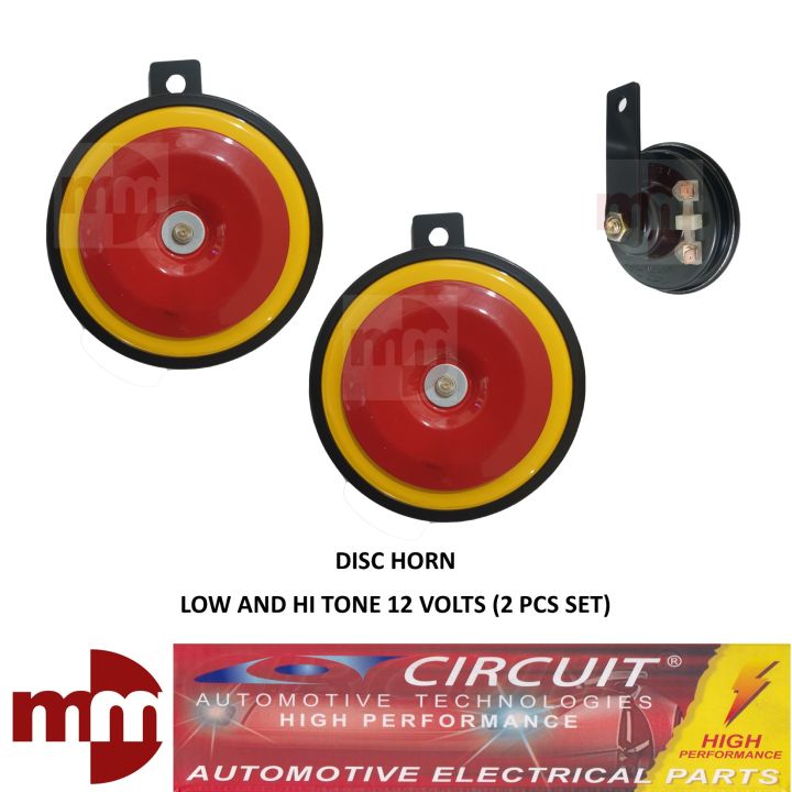 CIRCUIT DISC HORN 12 VOLTS (TWIN HORN) CTH-912 | Lazada PH