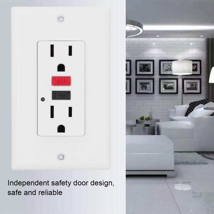 GFCI Guard Switch Ground Fault Protection Wall Outlet Independent ...