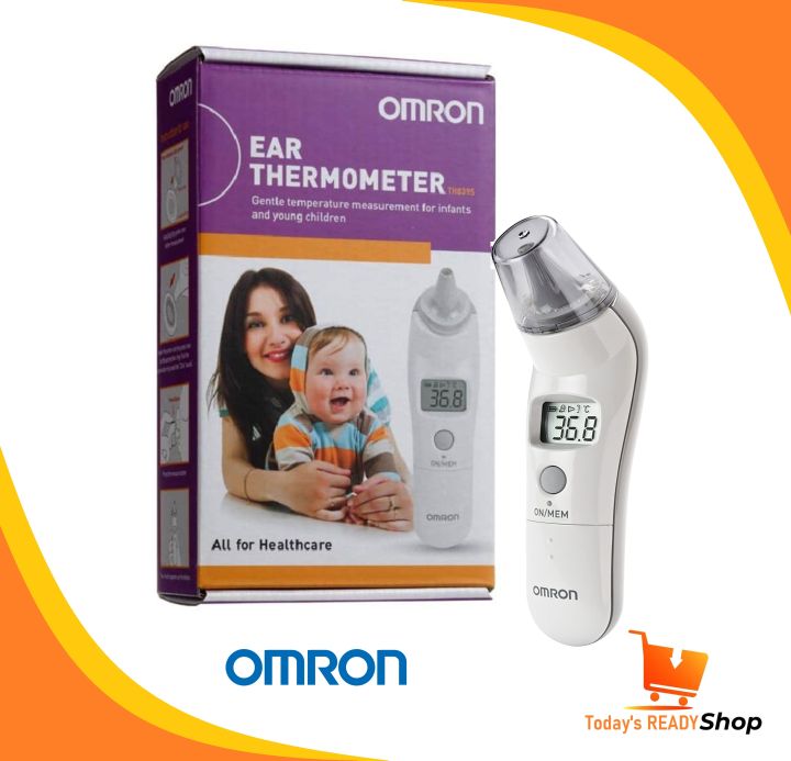 Omron Ear Thermometer Digital Ear Temperature Thermometer TH839S White ...