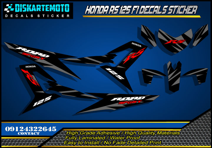 Rs 125 fi Decals Sticker | Lazada PH