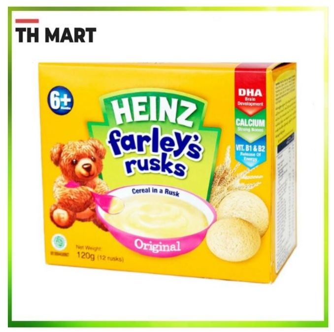 Heinz Farley's Original Rusks 6+ Months 24 Rusks 120g | Lazada