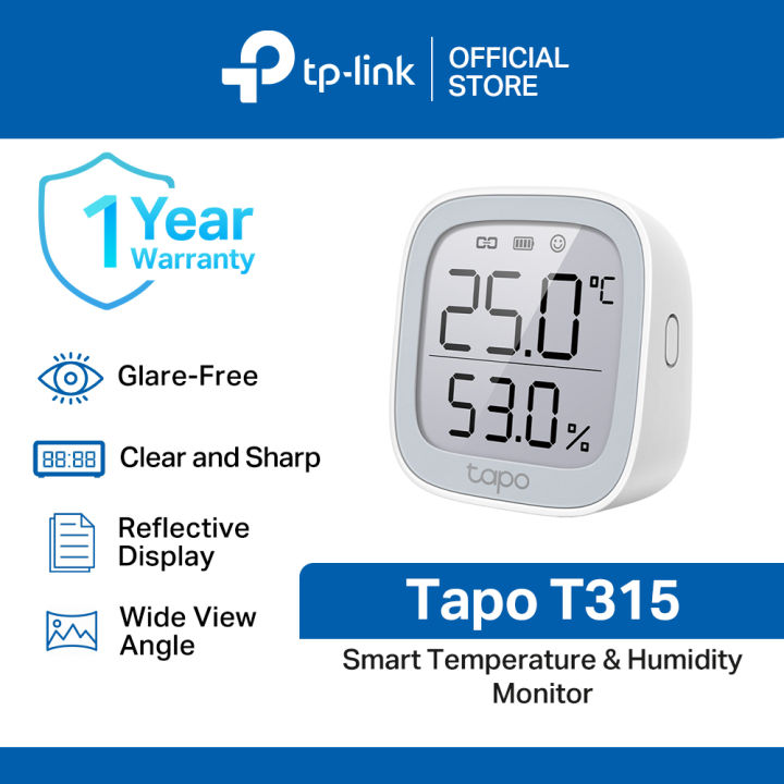 TP-Link Tapo T315 Real-Time Accurate Monitoring Smart Temperature ...