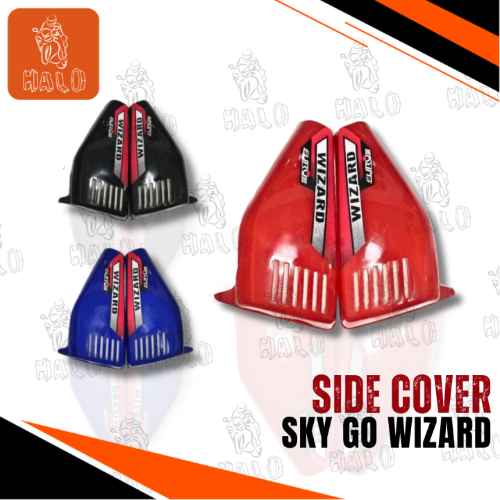 [HALO MOTOR] MOTORCYCLE SIDE COVER FOR SKY GO WIZARD | Lazada PH