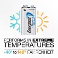 Energizer 9v Lithium Battery (2 pcs) 9 Volts Ultimate Batteries 2-piece ...