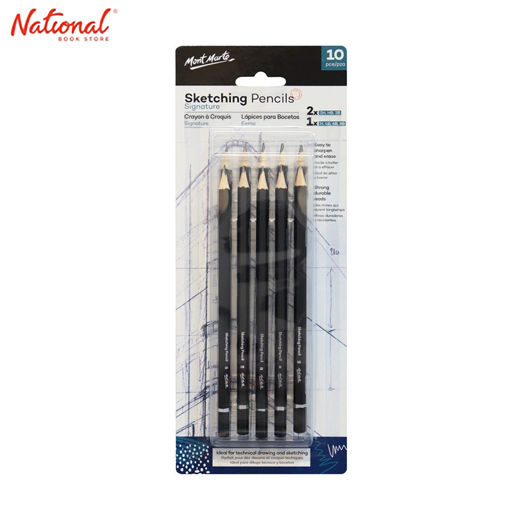 Mont Marte Sketching Pencils Mpn0111 10Pcs | Lazada PH