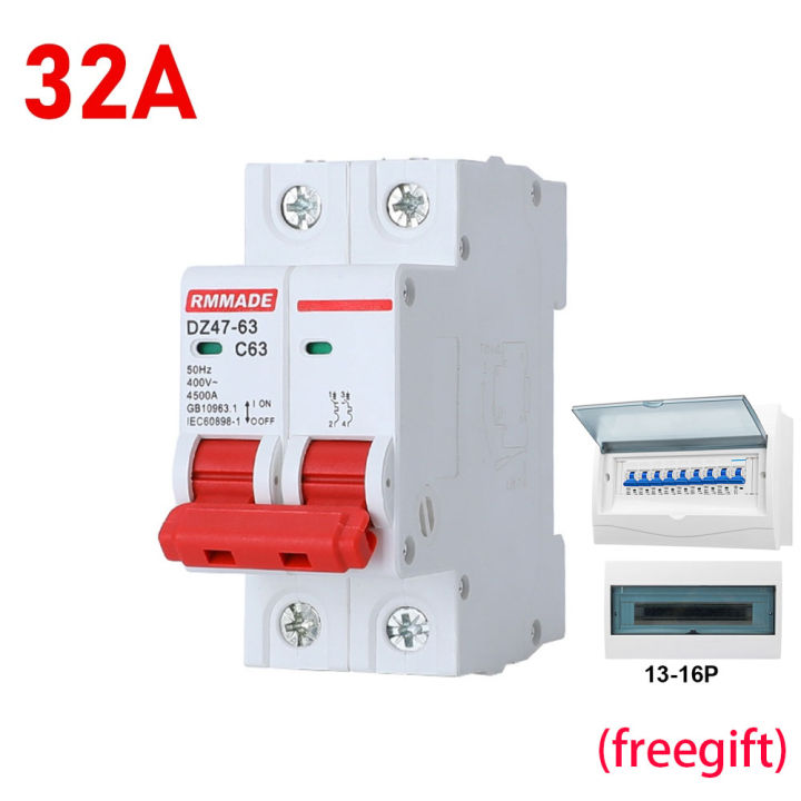 Miniature Circuit Breaker 6A-63A, 2-poleS 230V 220V AC | Lazada PH