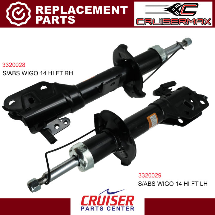 CRUISERMAX - Shock Absorber WIGO 2014-2016 B100 3320029 3320028 | Lazada PH