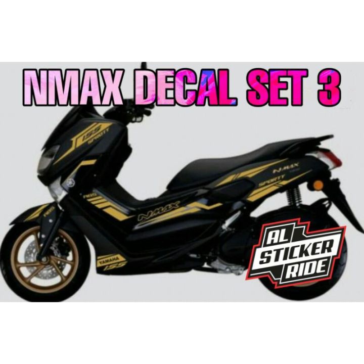 ☚Yamaha NMAX DECALS set 3 Waterproof for V1 and V2♖ | Lazada PH