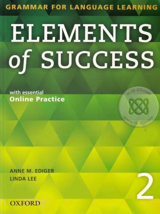 Se ed (ซีเอ็ด) Elements of Success Grammar 2 Student s Book Online ...