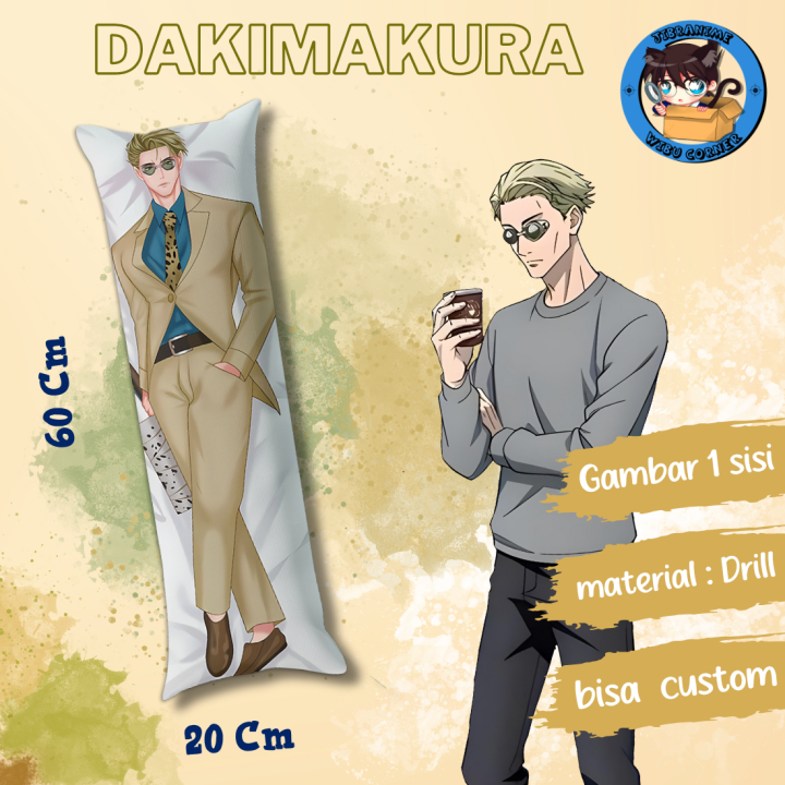 dakimakura / guling ukuran 20x60 cmJujutsu kaisen nanami gambar 1 sisi ...