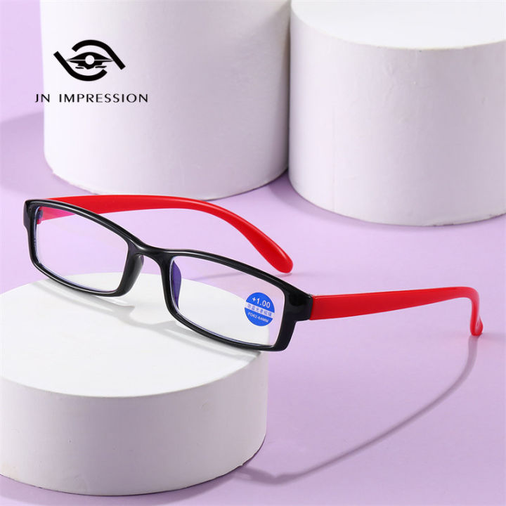 JN IMPRESSION Anti-Đèn Xanh Dương Kính Đọc Sách Người Đàn Ông Của Kính Đọc Sách Thời Trang Kính ...