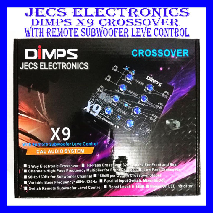 CAR AUDIO SYSTEM CROSSOVER X9 | Lazada PH