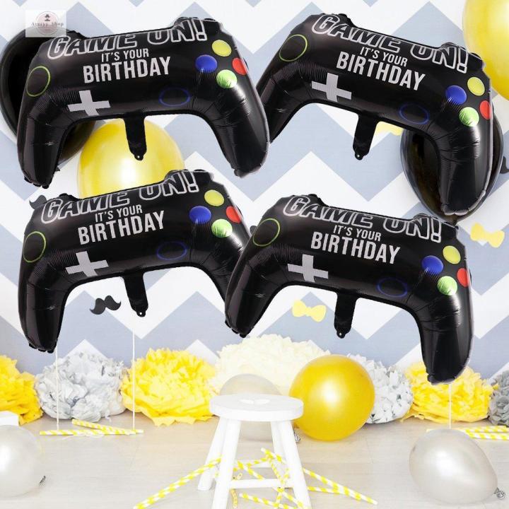AVERYY Aluminum Film Game Controller Balloons Gaming Theme Giant Game ...