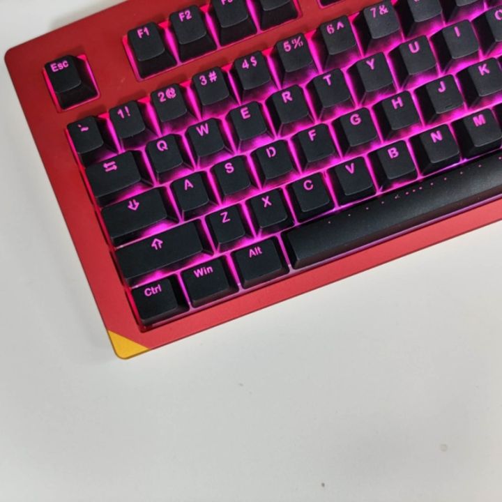 Thick PBT Durable Keycaps Shine Through RGB Backlit Keycap OEM Profile ...