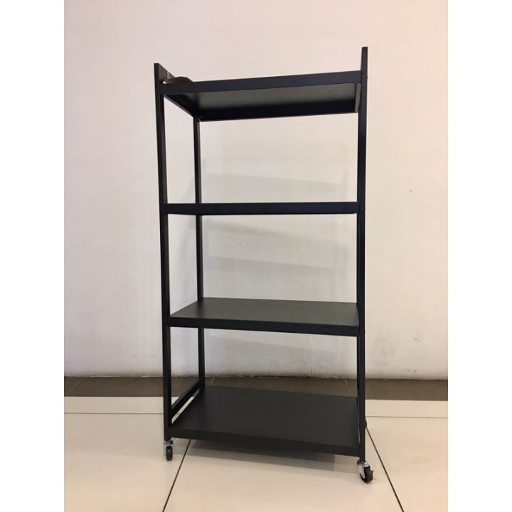 4 Tier Standing Multipurpose Stainless Steel Rack C/W Wheel DR-6035/DR ...