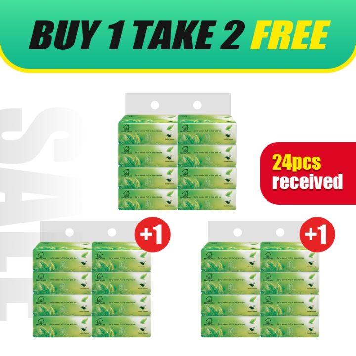 [buy 1 take 2][buy 1 take 1] facial tissue 16/20/24/30 packs soft and ...