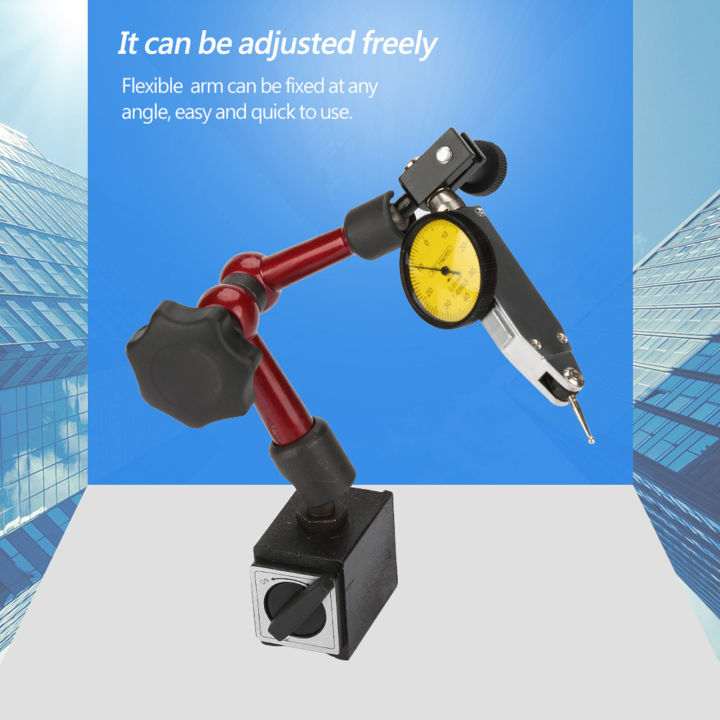 Dial Indicator with Flexible Strong Magnetic Stand Base Holder ...