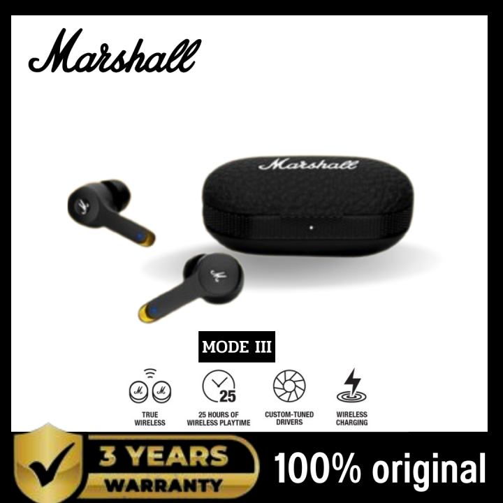 MARSHALL MODE III Bluetooth headphone bass earphone authentic Bluetooth ...