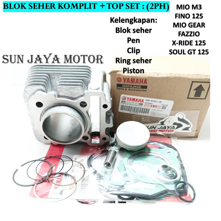 BLOK SEHER KOMPLIT YAMAHA MIO M3 - XRIDE - FINO 125CC - MIO SOUL GT 125 - FREEGO - MIO Z 125CC ...