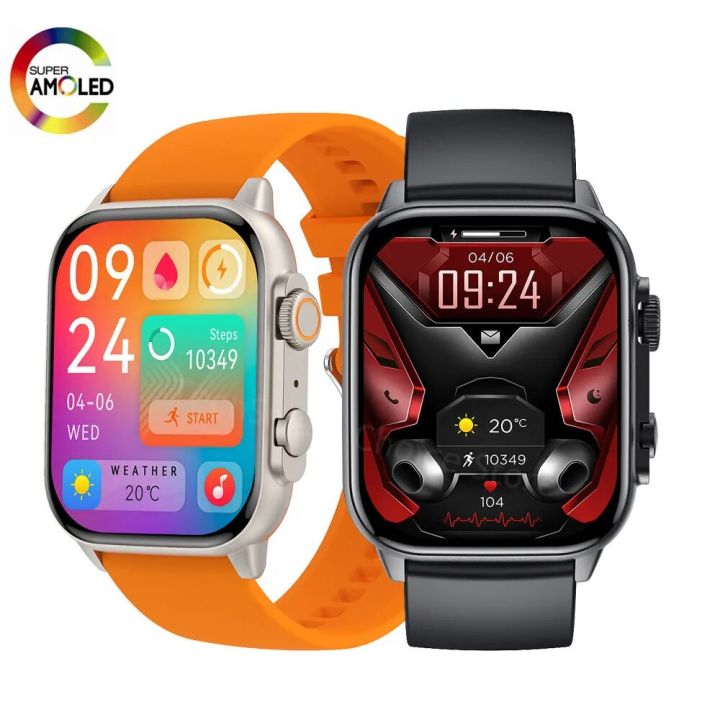 AMOLED Screen Smart Watch Ultra Always-on Display Sports Fitness ...