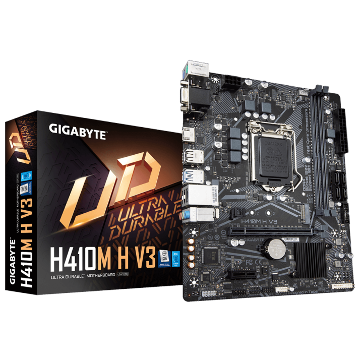 Gigabyte H410M H V3 Intel Motherboard Micro ATX Intel 10th Gen | LGA ...