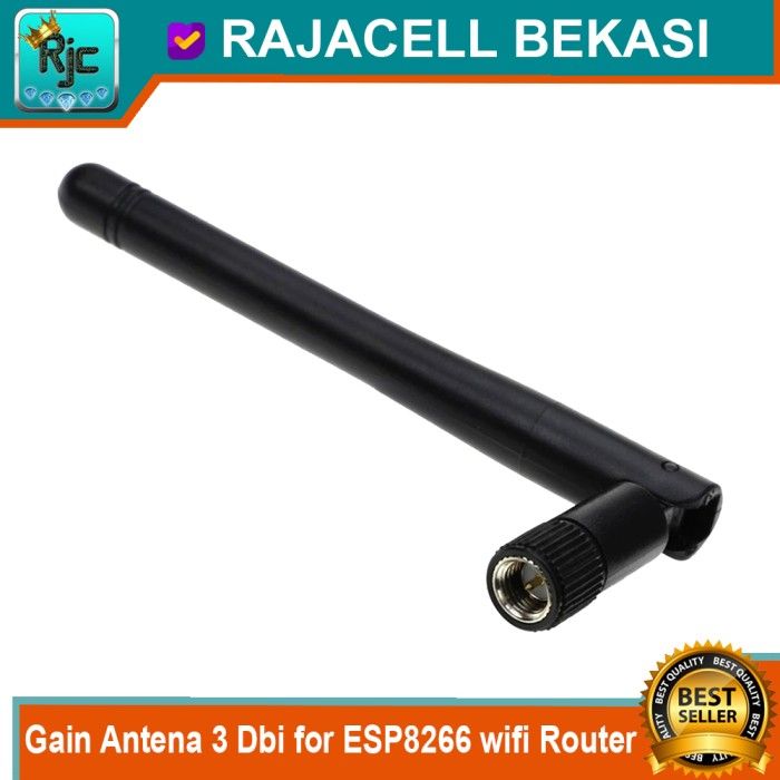 Gain Antena 3 Dbi for ESP8266 wifi Router AP GSM GPRS Modem HT Module ...