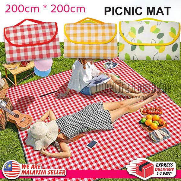 Outdoor Picnic Mat Waterproof Oxford Cloth Folding Portable Camping ...