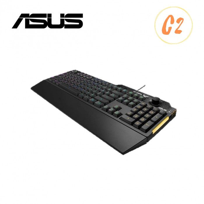 ASUS TUF Gaming K1 RGB keyboard with dedicated volume knob | Lazada