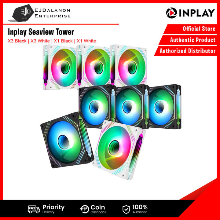 Inplay Seaview Tower Series ARGB Fan | EJDalanon Enterprise | Lazada PH