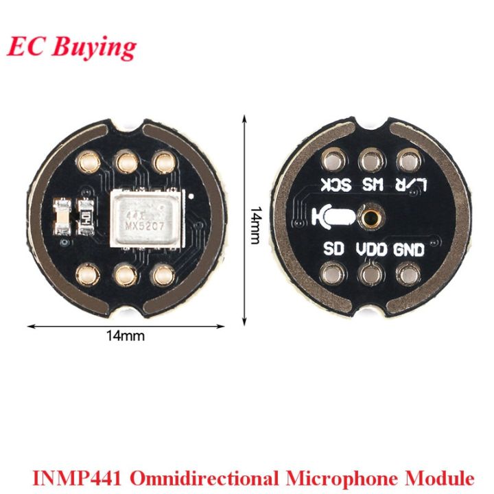 INMP441 Omnidirectional Microphone Module I2S Interface MEMS for ESP32 Mini High Precision Low ...