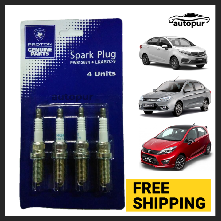 PROTON Spark Plug PW812674 - Iriz Persona VVT Saga VVT (LKAR7C-9) | Lazada