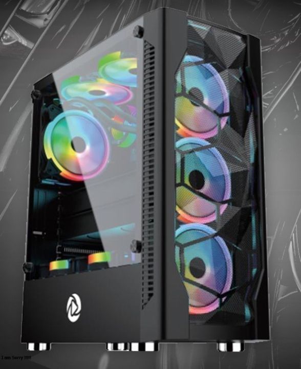 Inplay Meteor 3 Tempered Glass Gaming Desktop PC case Black | Lazada PH